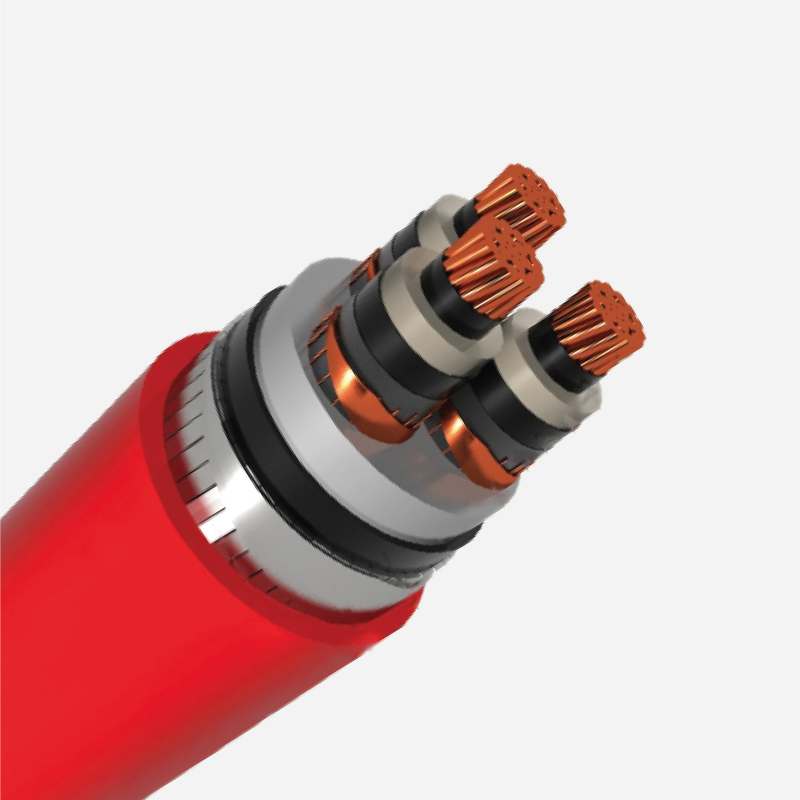 Câbles à Trois Conducteurs Isolés En XLPE, Armés De Fils D'acier Plats ...